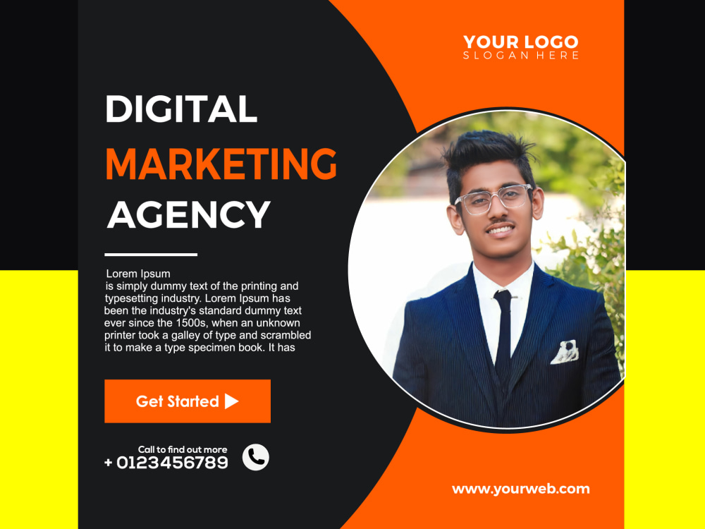 Premium Digital Agency Card Design | Upwork