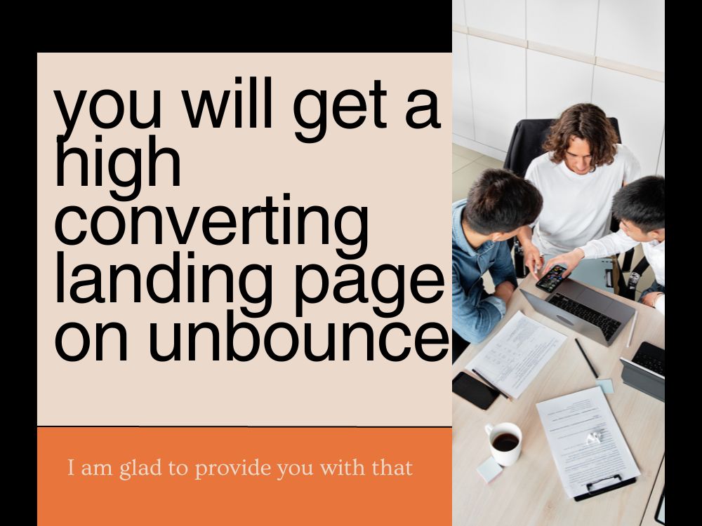 Professional High converting Unbounce Landing Page | Upwork