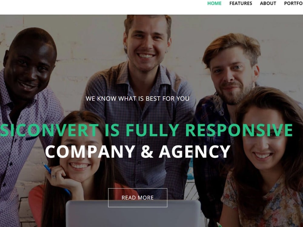 Fully responsive Landing page for your website using Typescript and ...