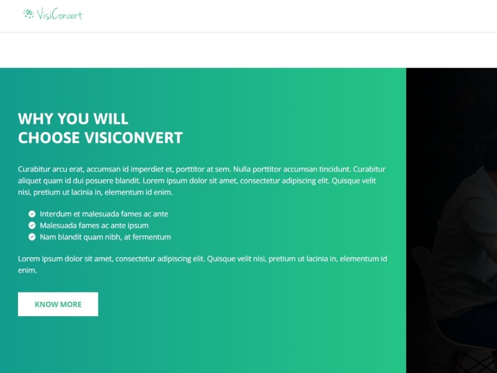 Fully responsive Landing page for your website using Typescript and ...
