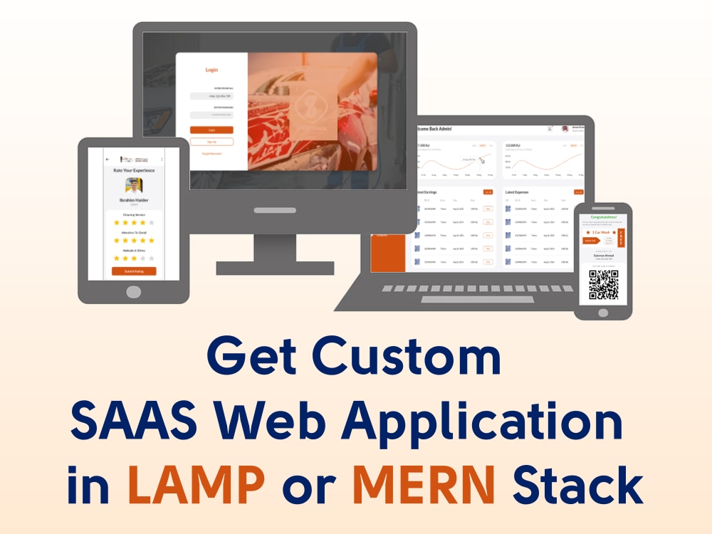 Custom-based saas web application in a lamp or mern stack | Upwork