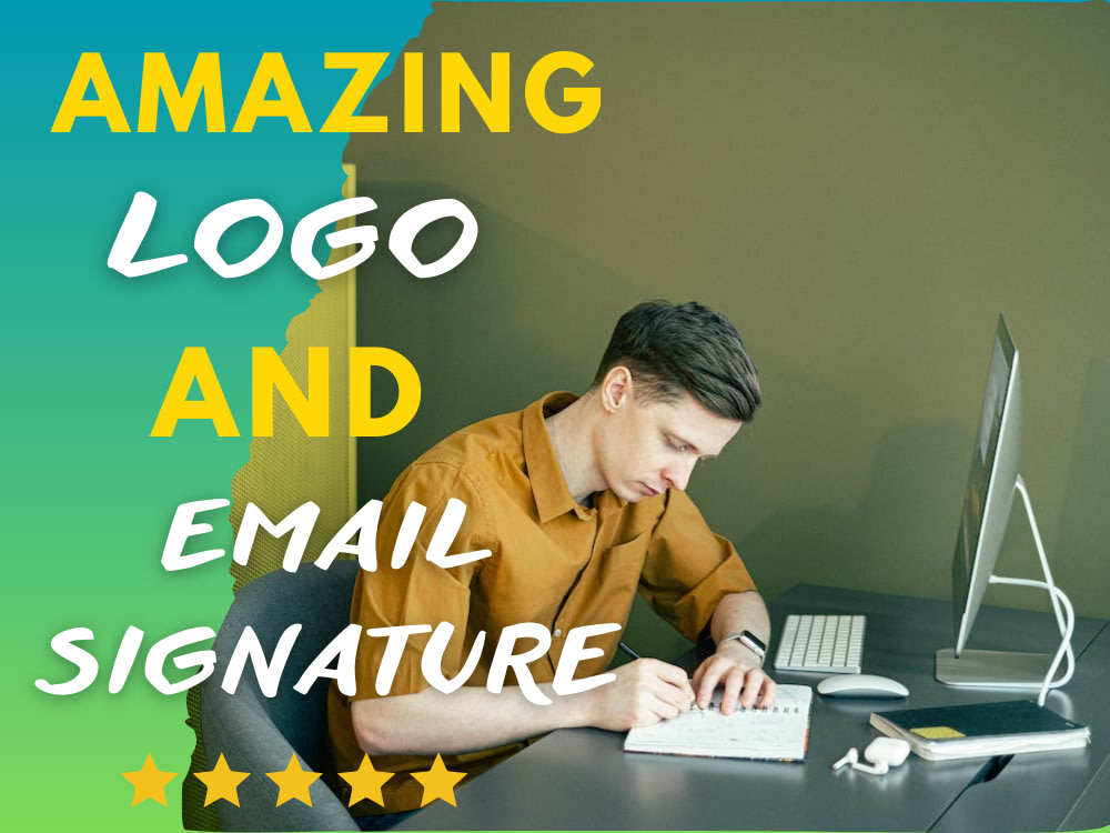 An amazing logo brand and email signature | Upwork