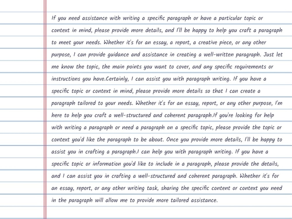 Write hand writing assignments and rewrite all paper typing | Upwork