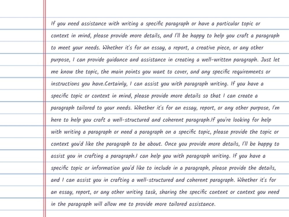 Write hand writing assignments and rewrite all paper typing | Upwork