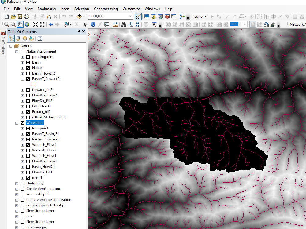 Hydrology and watersheds delineation using arcgis | Upwork Hydrology and watersheds delineation using arcgis | Upwork