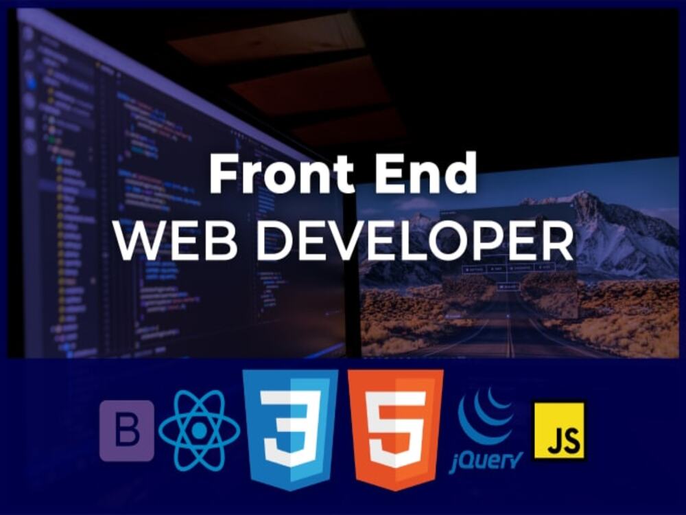 Frontend web development in HTML CSS JavaScript Bootstrap | Upwork