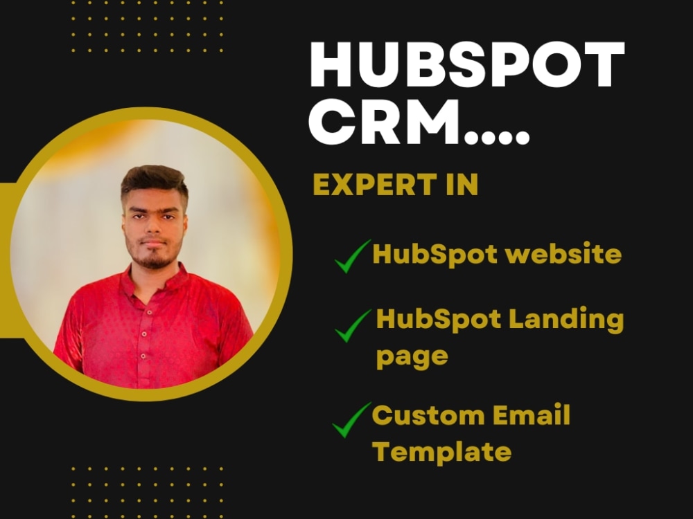HubSpot website, HubSpot landing page, and custom email template | Upwork