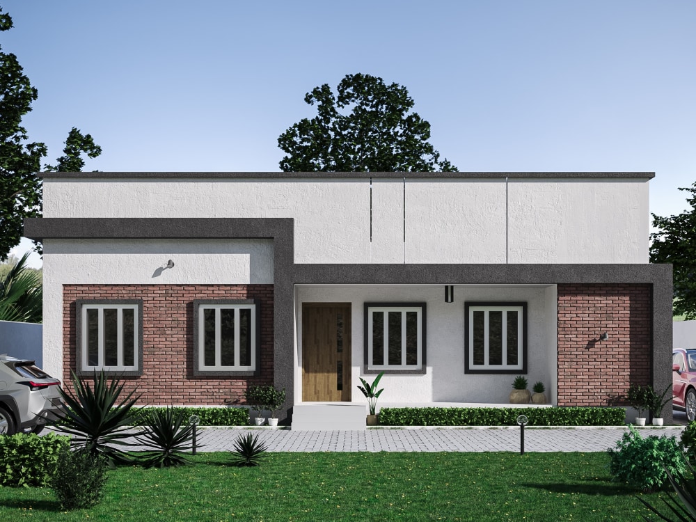 A realistic 3D exterior rendering of your home design | Upwork