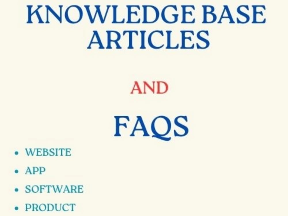 Expert FAQs and Knowledge Base Articles | Upwork