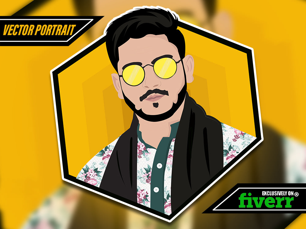 Personalized Vector Portrait or Cartoon Portrait from Your Photo | Upwork