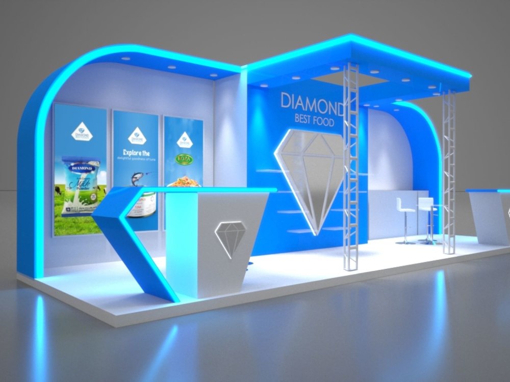 3D Exhibition booth Designing | Upwork