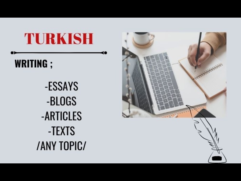 A Turkish text about any topic | Upwork