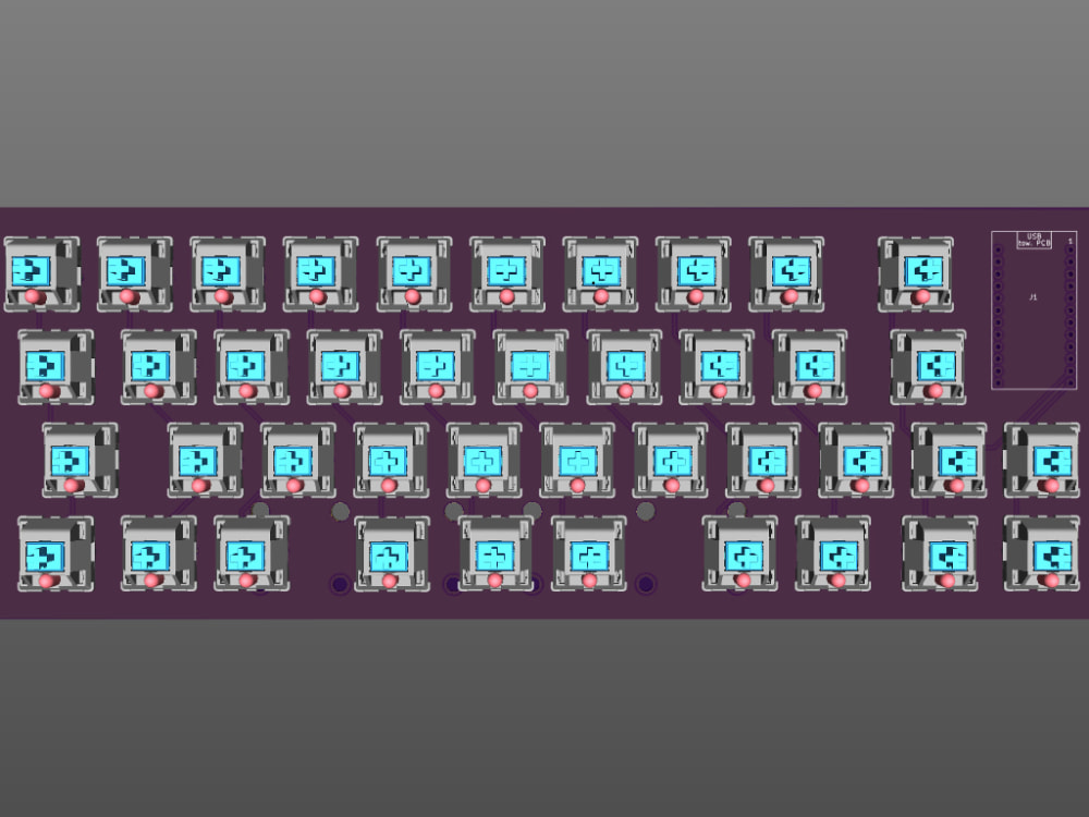 A fully customizable mechanical keyboard/Keypad/Macro Pad PCB with ...