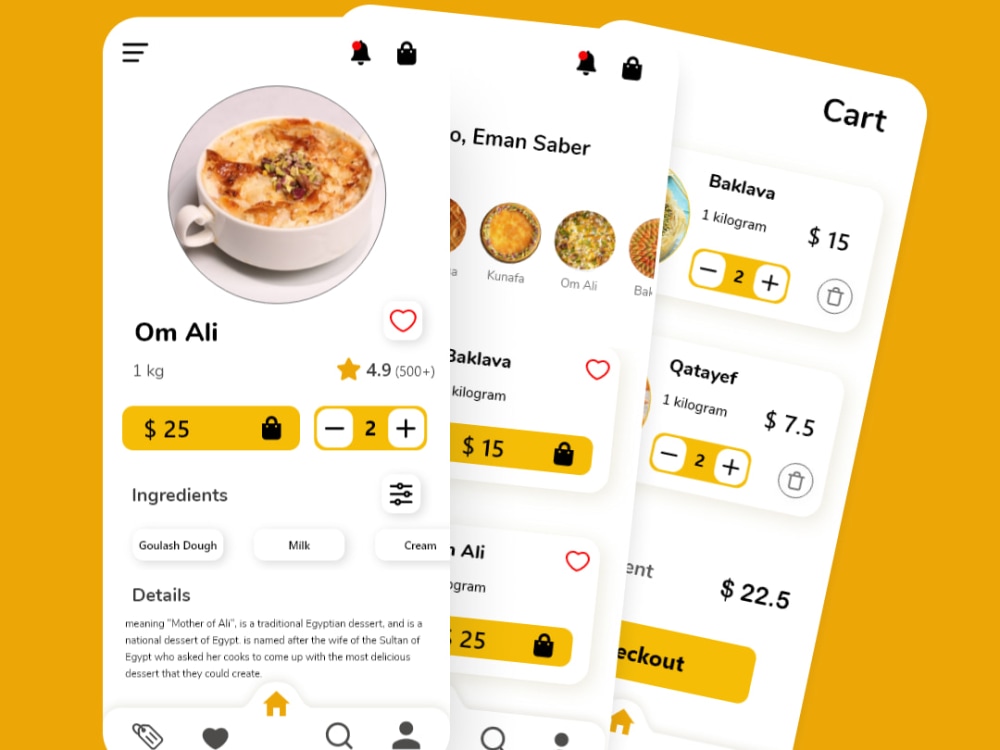 An amazing mobile app UI UX design | Upwork