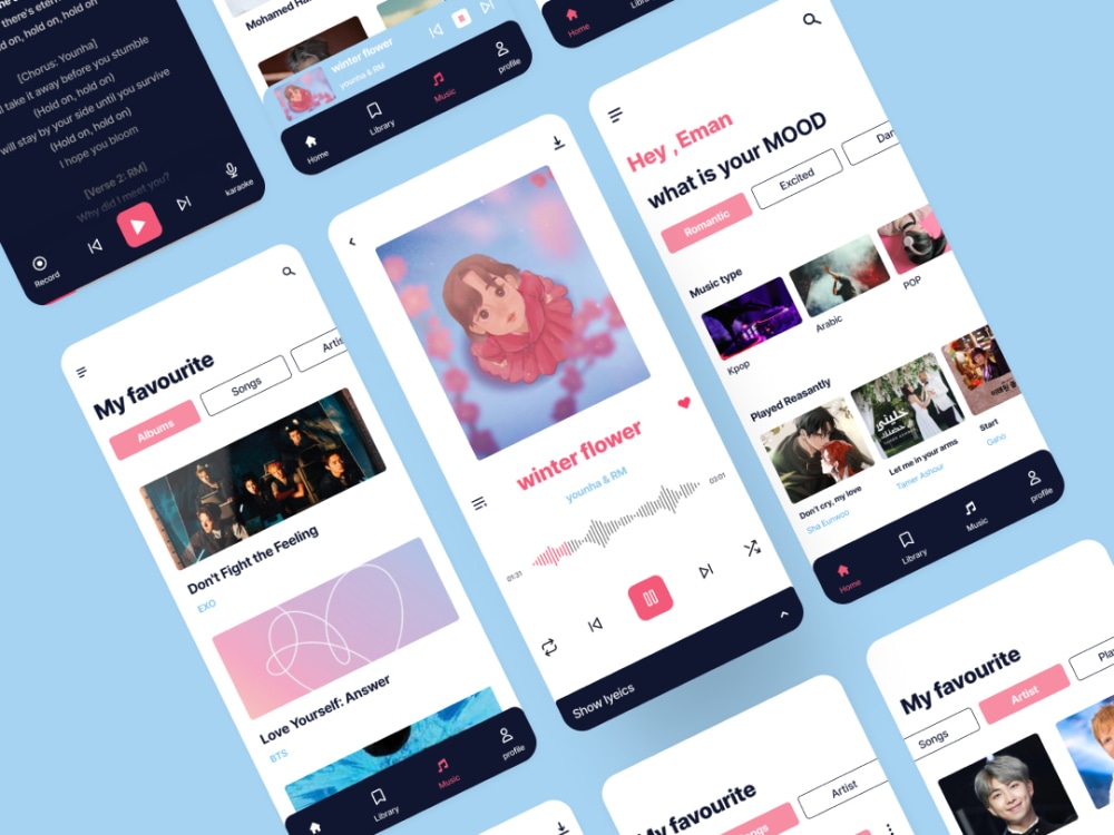 An amazing mobile app UI UX design | Upwork