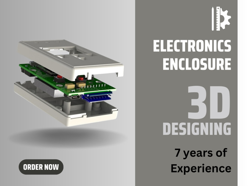 Custom 3D Design for enclosure/Casing for electronic device | Upwork