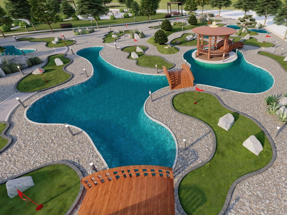 Mini golf course design | Upwork