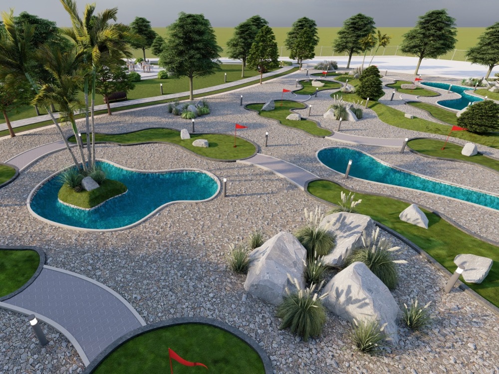 Mini golf course design | Upwork
