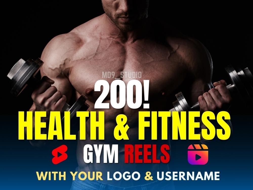 Gym, health and fitness motivational reels for Instagram and youtube ...