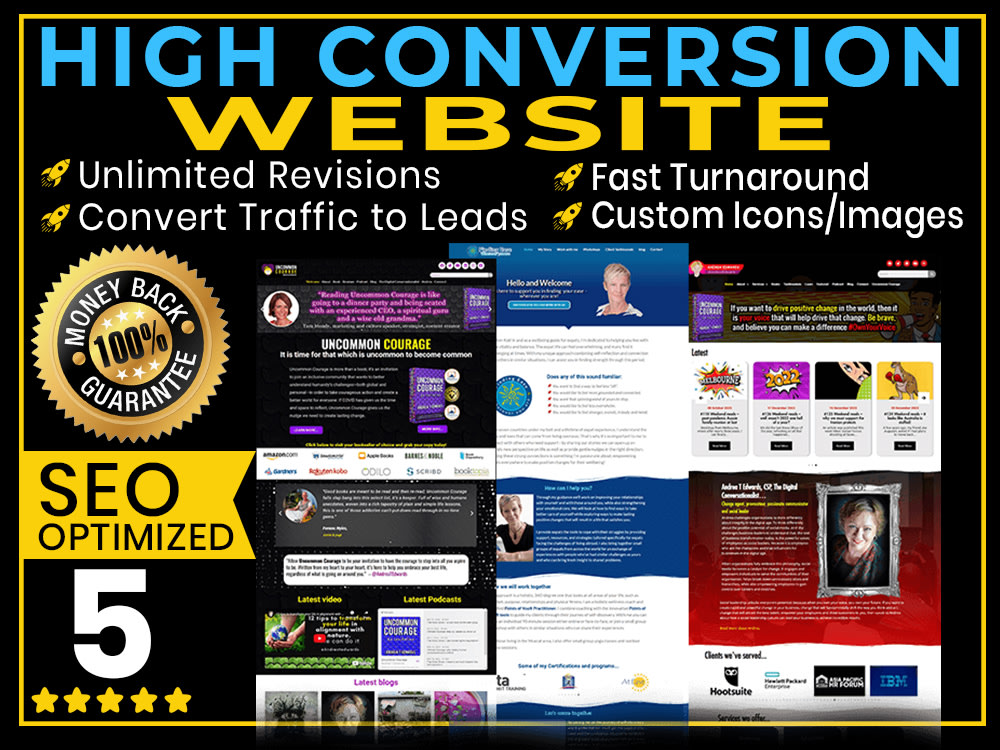 High Converting Website Design | Landing Pages | SalesPage Design | Upwork