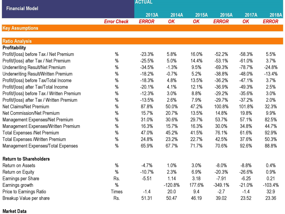 A robust financial model with analysis and dashboard | Upwork