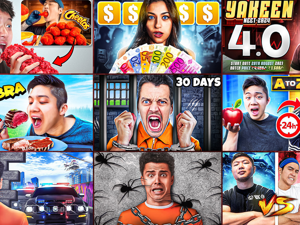 A YouTube Thumbnail with eye catchy Design | Upwork