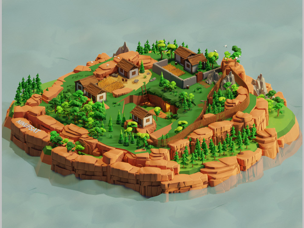 3D low poly game-ready assets | Upwork