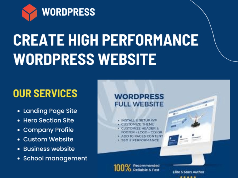 A high-performant WordPress website | Upwork