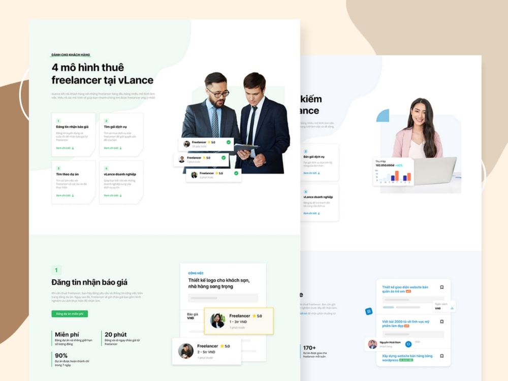 Website Landing Page UI UX design in Figma | Upwork