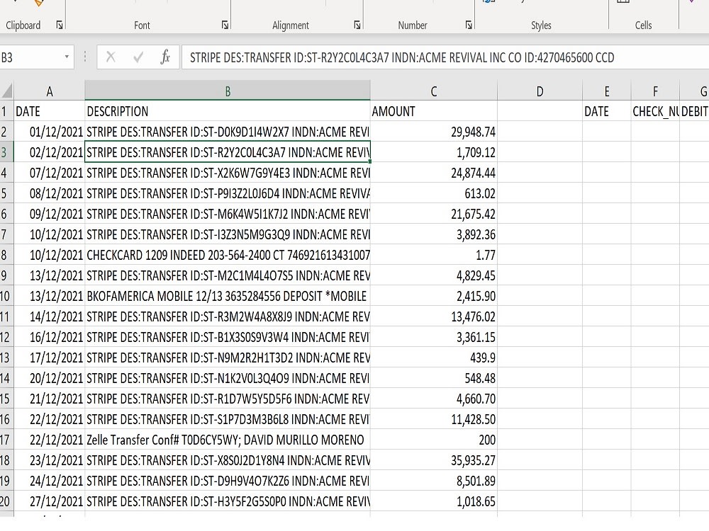 Bank statements from 100s of banks worldwide into clean Excel (XLS ...