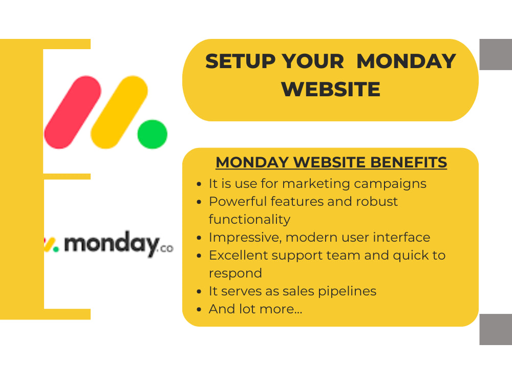 Setup monday for monday crm and monday com notion clickup trello asana | Upwork