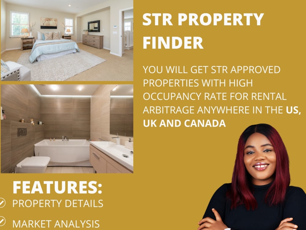 Properties for STR/Airbnb Arbitrage in USA & UK plus Property Analysis ...