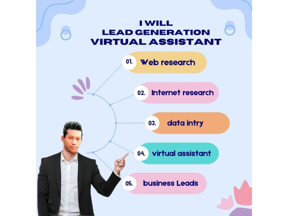 Virtual assistant, data entry, Lead Generation, web research, etc | Upwork