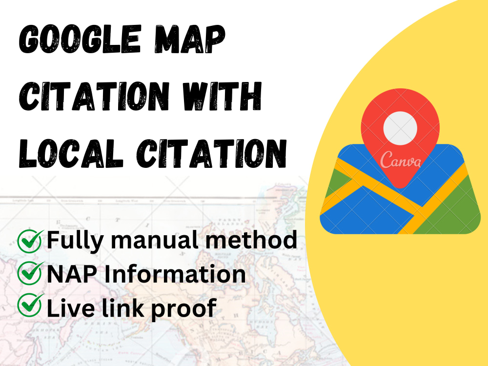 60 Local citations with 1000 Google Maps citations | Upwork