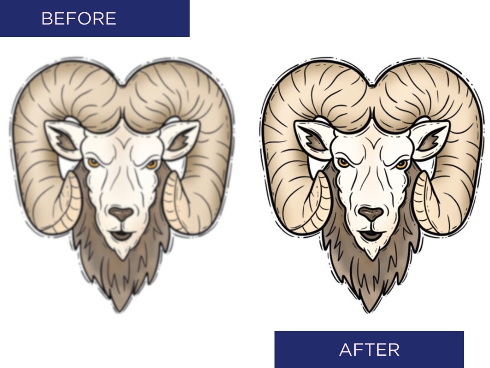 Expert Vector Tracing | Raster to Vector | Low-Quality to High-Quality ...