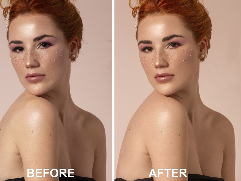 Skin retouch edit fashion model portrait photo | Upwork