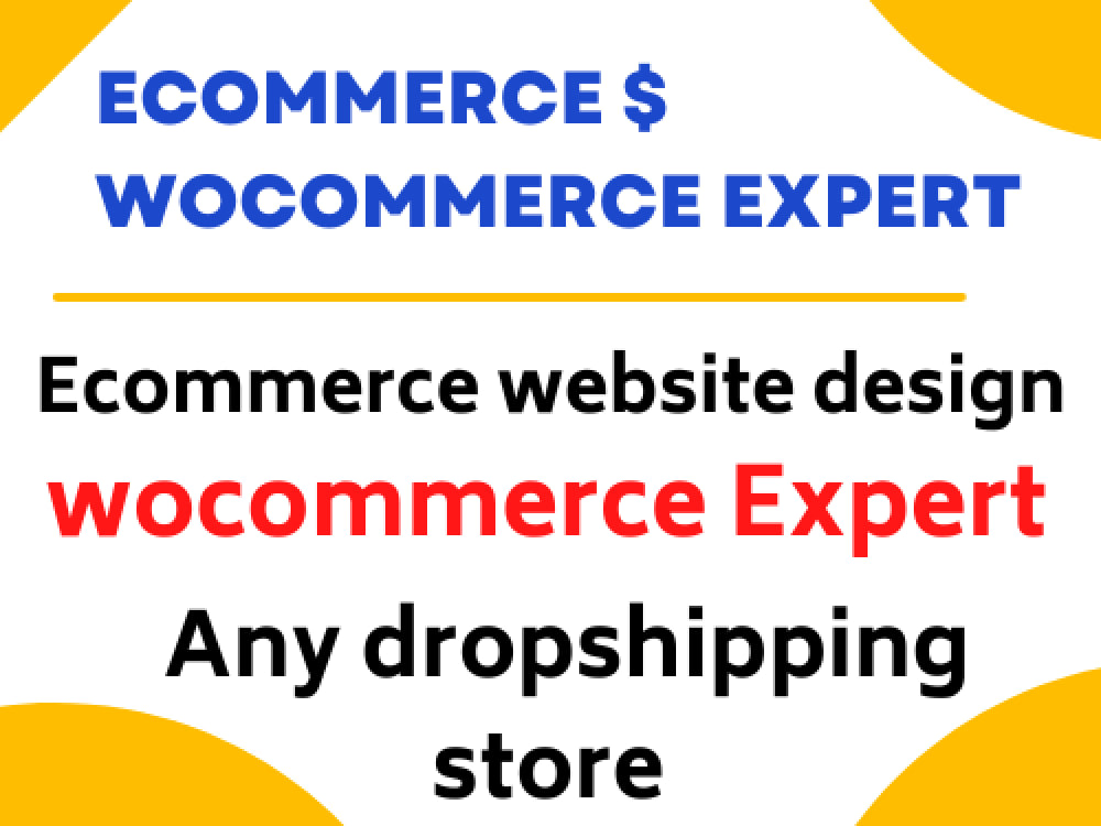 Amazing Ecommerce Website Ecommerce Store Woocommerce Expert Upwork