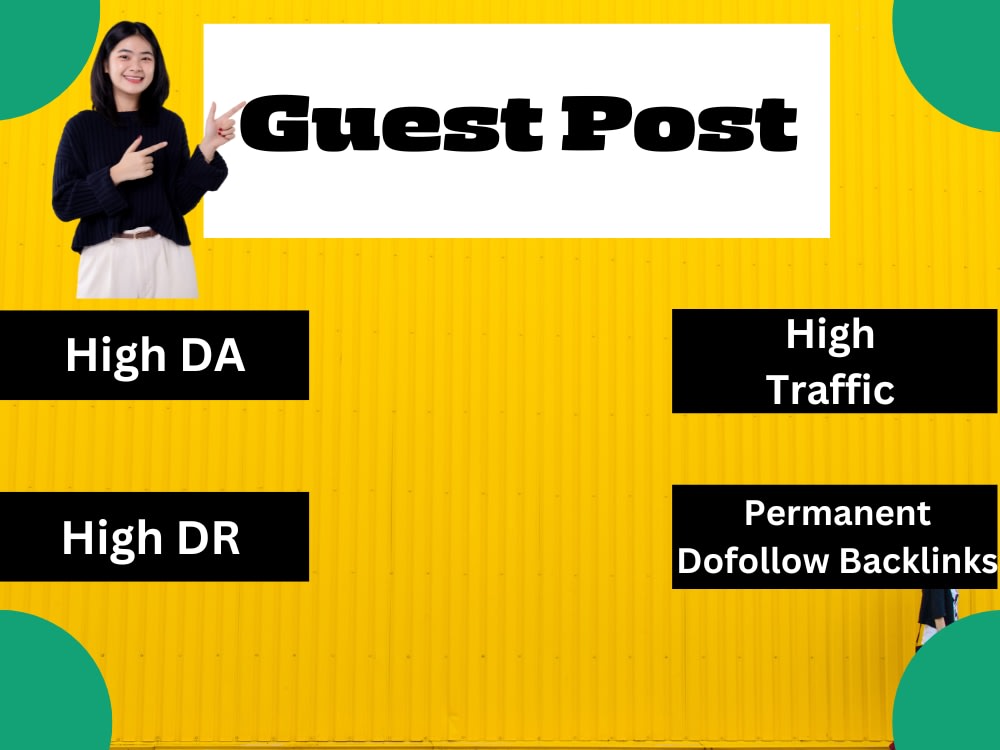 Do follow general guest post with high da backlinks | Upwork