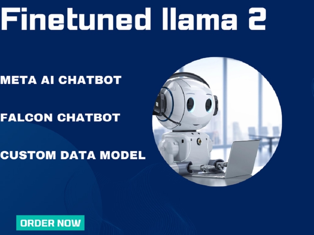 A finetuned Llama 2 for falcon chatbot, custom data model, Gen AI | Upwork