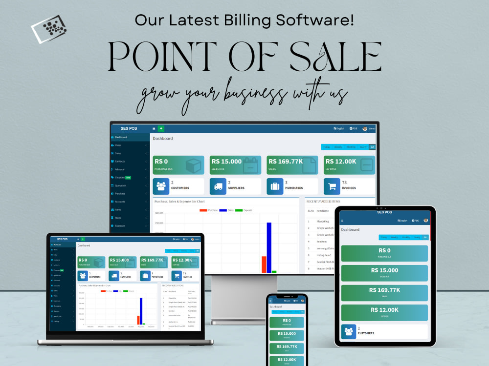 Modern pos software for billing and stock management | Upwork