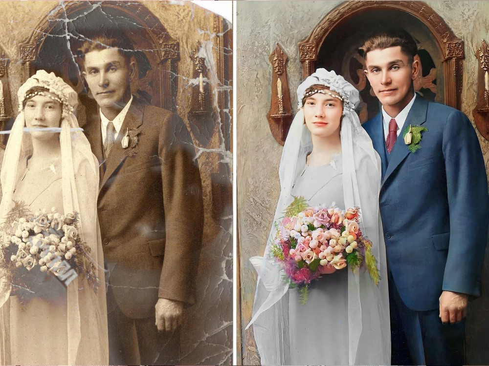 Restore old photos, fix, repair and colorize in 24 hours | Upwork