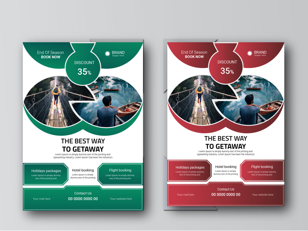 Design professional business event flyer leaflet for church flyer media ...