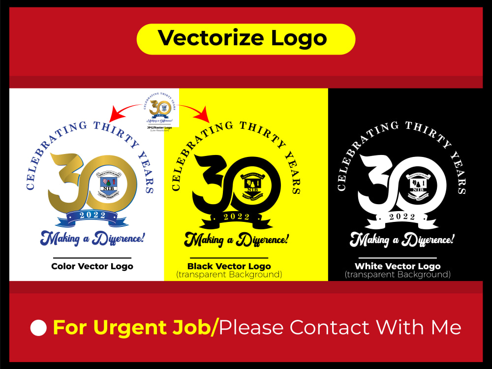 A professional vector tracing logo, vectorize logo, line art ...