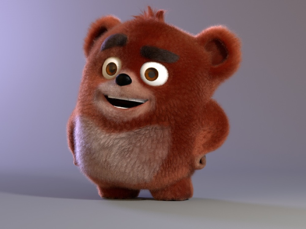 3D Grooming: creature's Fur. Cartoony Style done in Yeti or XGen | Upwork