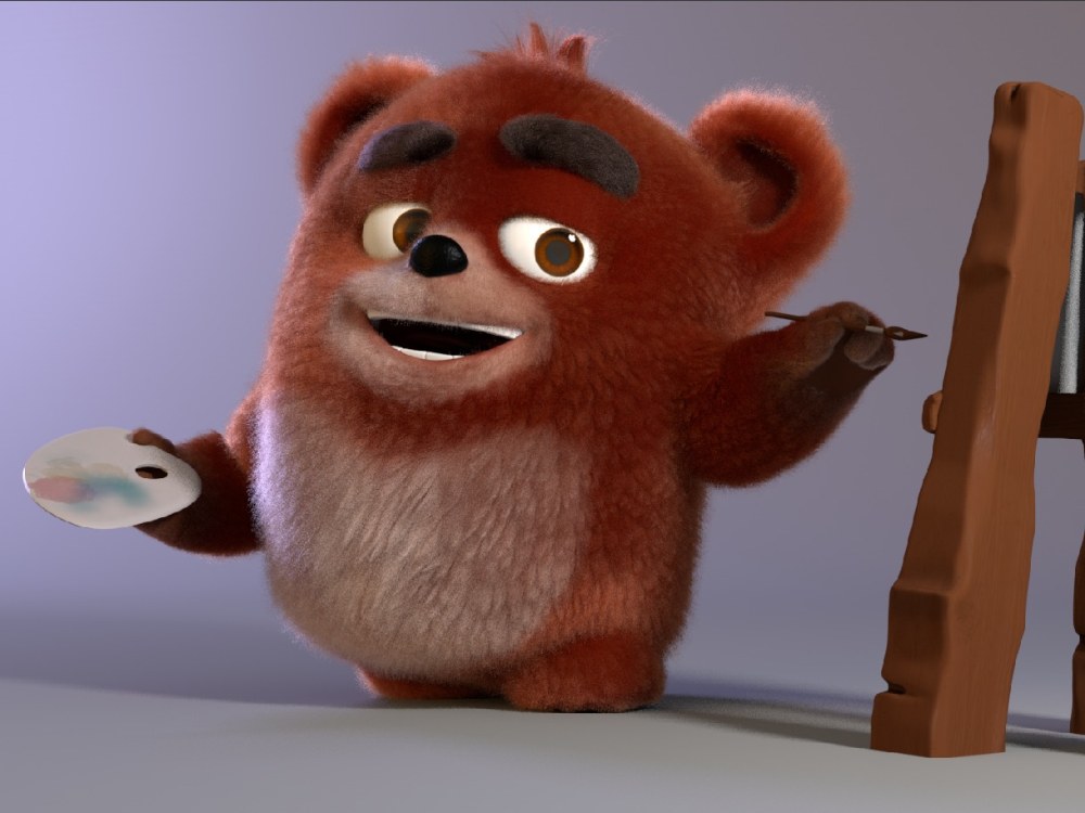 3D Grooming: creature's Fur. Cartoony Style done in Yeti or XGen | Upwork