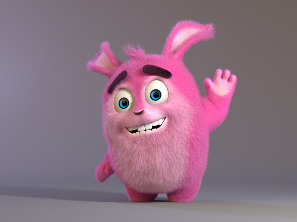 3D Grooming: creature's Fur. Cartoony Style done in Yeti or XGen | Upwork
