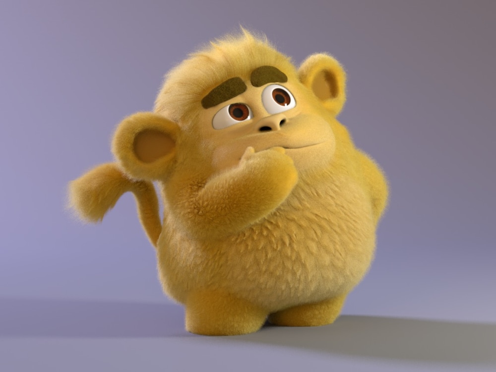 3D Grooming: creature's Fur. Cartoony Style done in Yeti or XGen | Upwork