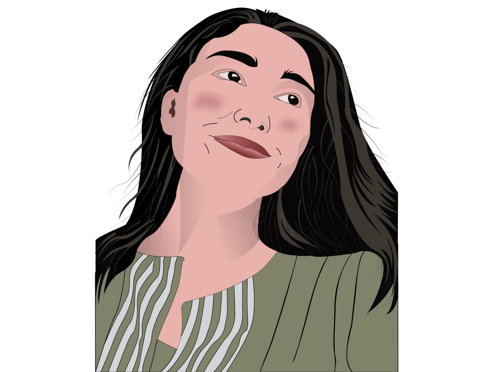 A self-portrait based on a photo reference | Upwork