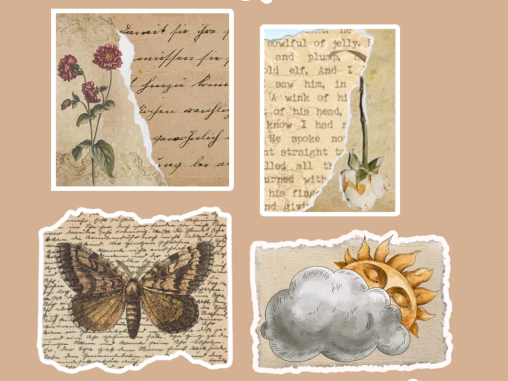 Unique daily retro vintage typography sticker design | Upwork