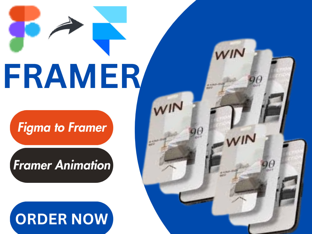 Amazing Framer website design, Figma to Framer, Framer animation | Upwork